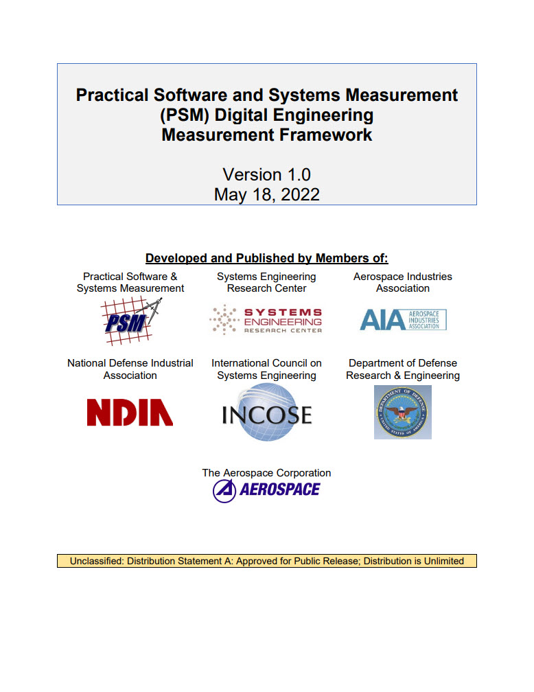 Digital Engineering Measurement Framework (Soft Copy)
