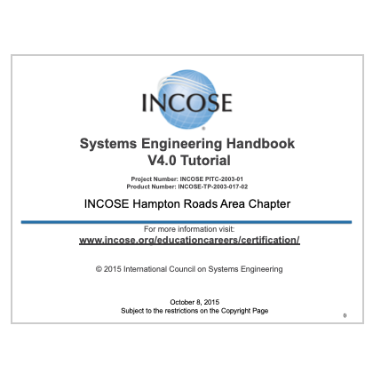 SE Handbook v4.0 tutorial (Soft Copy)
